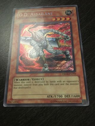 D. D. Assailant - DR04 - EN244 - Secret Rare LP Dark Revelation 4 ...