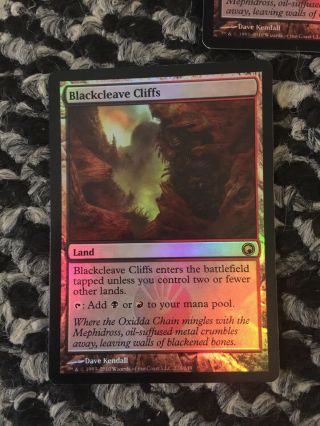 1x FOIL Blackcleave Cliffs Scars Mirrodin Magic The Gathering LP | #9304973