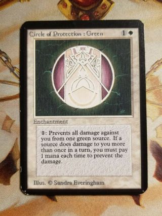 1993 MTG ALPHA CIRCLE OF PROTECTION RED VINTAGE MAGIC | #8244813