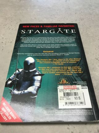 Stargate SG - 1 Season 9 The Illustrated Companion Book Rare | #8532594