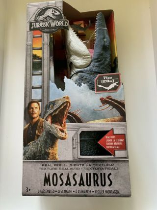 Jurassic World Real Feel Mosasaurus Figure 71cm Falen Kingdom Dinosaur ...
