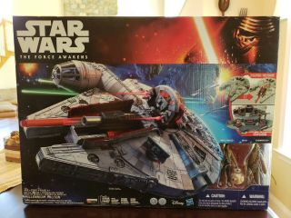 Star Wars Force Awakens Battle Action Millennium Falcon W/ Finn ...