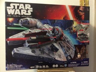 Star Wars Force Awakens Battle Action Millennium Falcon W/ Finn ...