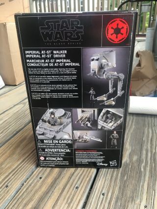 Star Wars IMPERIAL Black Series AT - ST Walker MIB Hasbro W/ DRIVER ...