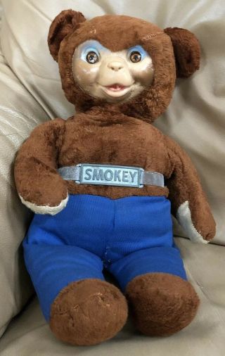Vintage Smokey The Bear Stuffed Animal | #25125140