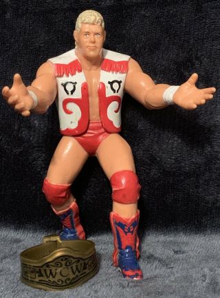 RARE Dustin Rhodes WCW Galoob UK Exclusive Wrestling Action Figure ...