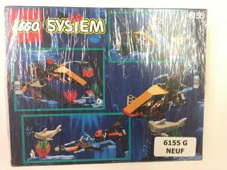 Lego 6155 Aquazone Aquasharks DEEP SEA PREDATOR Complete W/Instructions ...
