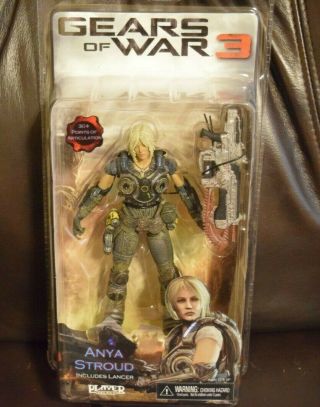 NECA Gears Of War 3 Series 1 Anya Stroud Action Figure | #22289518
