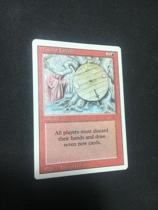Wheel Of Fortune - Third (3rd) Edition/Revised HP - Magic The Gathering ...