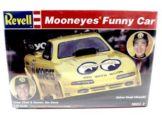 Revell Mooneyes Funny Car 1:24 Open But Complete Model Kit 7624 | #8907264