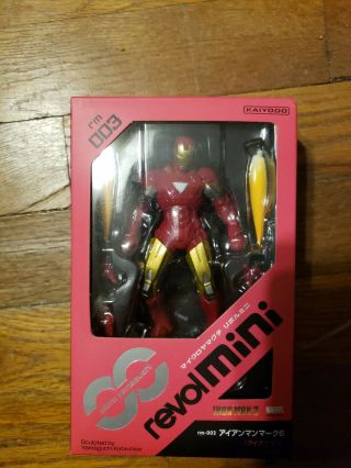 Marvel Iron Man 2 4 " Revol Mini IRON MAN Micro Yamaguchi USA | #8853413