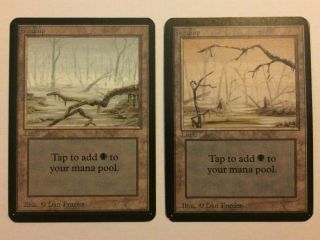 MTG - 2x Magic The Gathering Alpha Basic Land Island Cards | #9243013