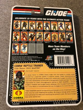 Croc Master GI Joe 25th Anniversary Comic Series | #9632823
