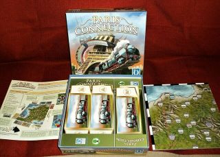 Paris Connection Board Game Queen Games Near Complete Played Once ...