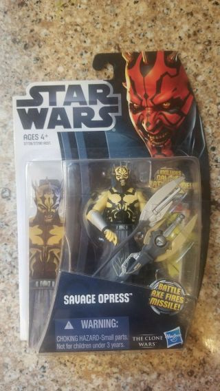 STAR WARS CW3 SAVAGE OPRESS SITH LORD CLONE WARS | #9207063