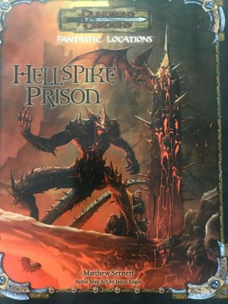 Dungeons & Dragons Fantastic Locations Hellspike Prison ALL MAPS ...