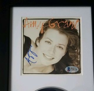 AMY GRANT AUTOGRAPHED CD DISPLAY BAS BECKETT SIGNED CHRISTIAN GOSPEL ...