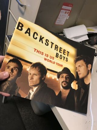 Backstreet Boys 2010 This Is Us Tour Crew Satin Backstage Pass | #13222200