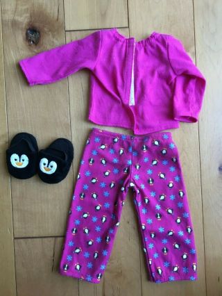 American Girl Doll - Penguin Pajamas With Slippers | #22460494